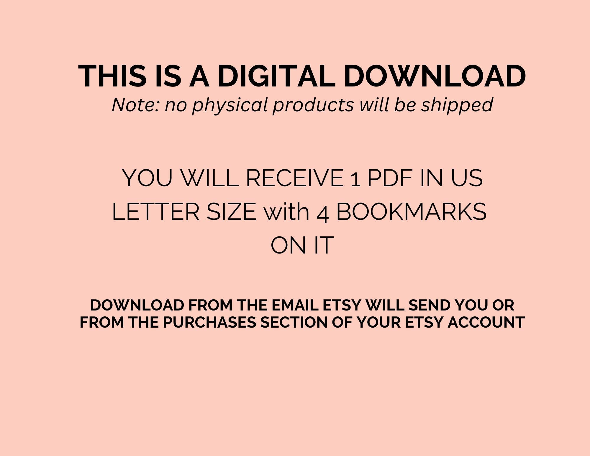 Printable Flamingo Bookmarks – Set of 4 Digital Downloads | Tropical ...