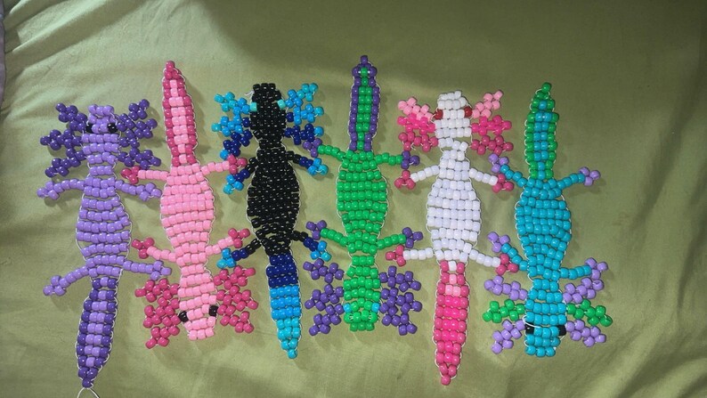 Custom Axolotl Keychain Fidget Kandi Beads - Etsy