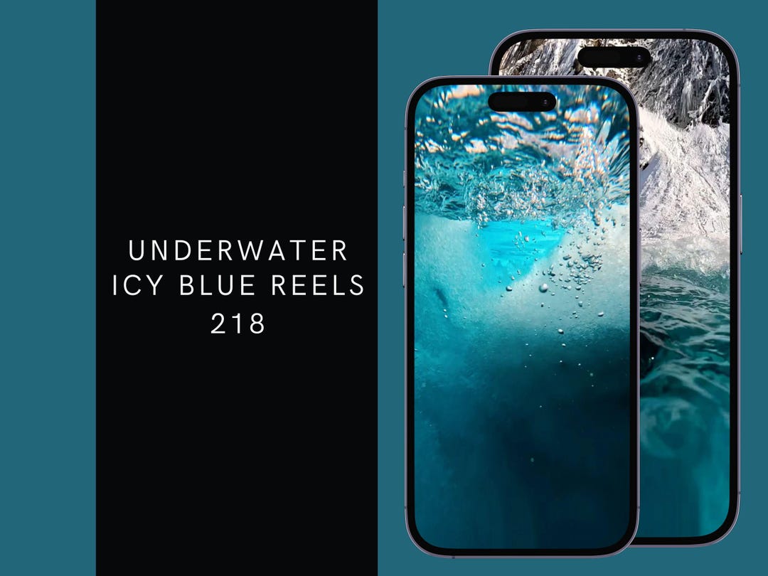 218 Underwater Icy Blue Reels, Travel Reels, Vacation Reels, Tiktok and ...