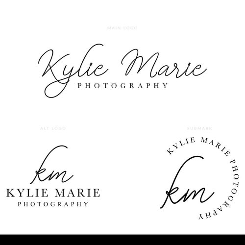 Watermark Script Logo Photography logo Caligraphy Logo Premade logo ...