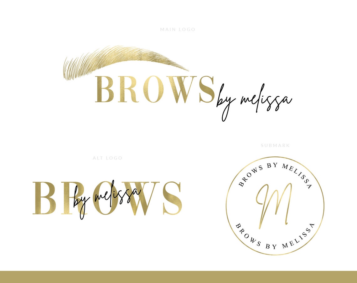 Brows Logo Design Eyebrows Logo Microblading Logo Tattoo | Etsy