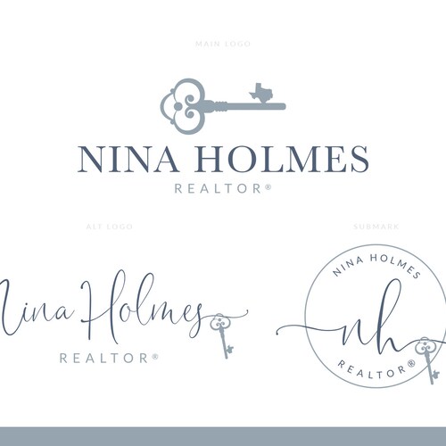 Texas Real Estate Logo Realty Agent Logo Gold Logo Design - Etsy