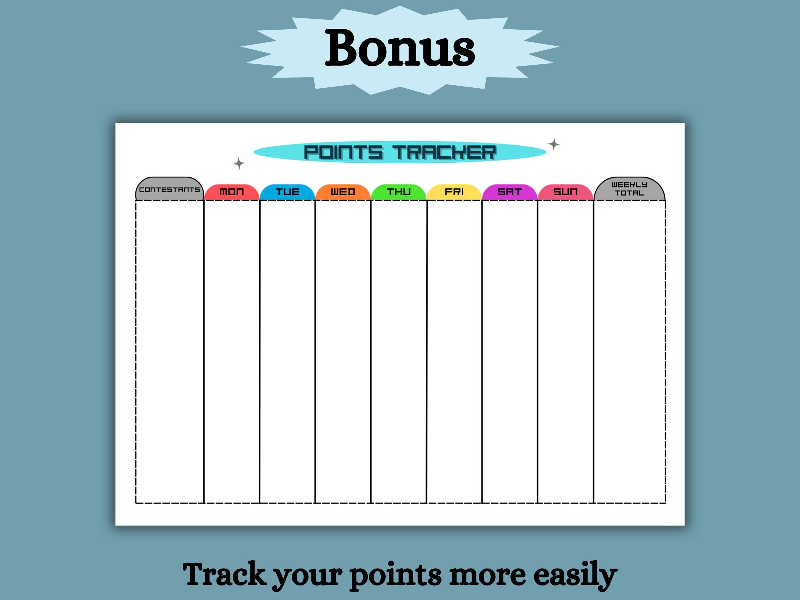 Editable Cleaning Competition Chart: Sibling Chore Planner (digital ...