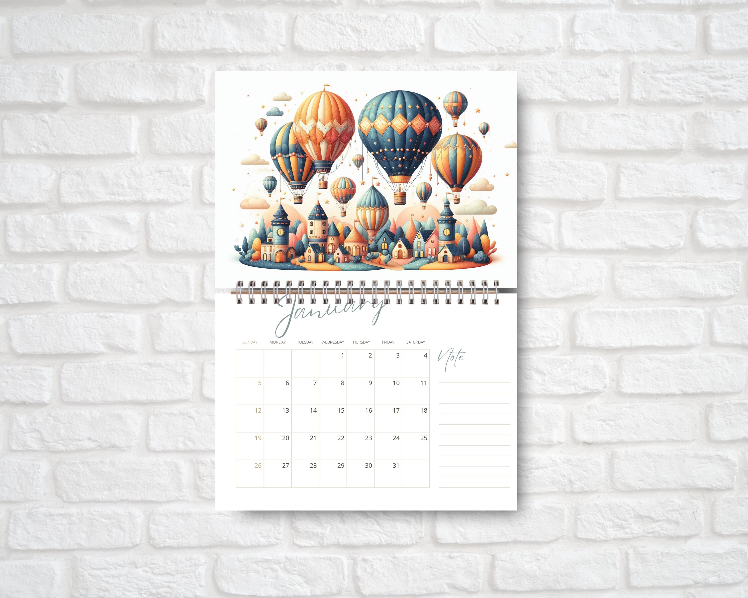 2025 Hot Air Balloon Calendar Cartoon Kingdom Fantasy Flight Colorful ... 2025 Hot Air Balloon Calendar Cartoon Kingdom Fantasy Flight Colorful ...