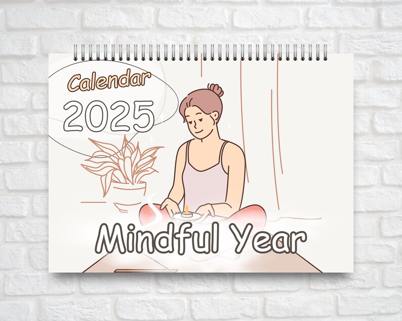 2025 Motivations Phrase Wall Calendar Affirmations Inspirational ...