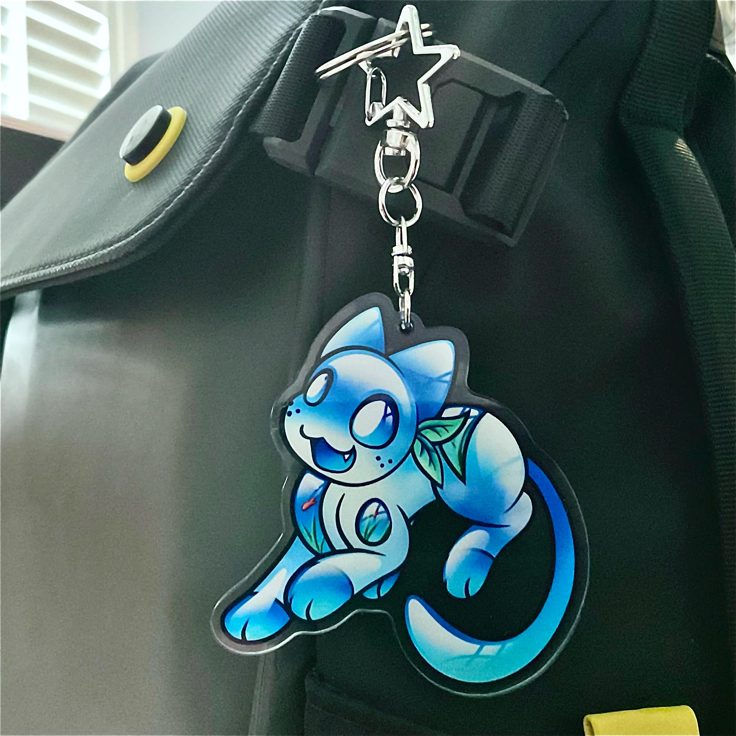 Frutiger Aero Cat - Double Sided Acrylic Keychain - Etsy