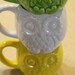 Ceramic OWL Mug Cup - Coffee Tea or Decoration - Kitchen Vessel Large ...