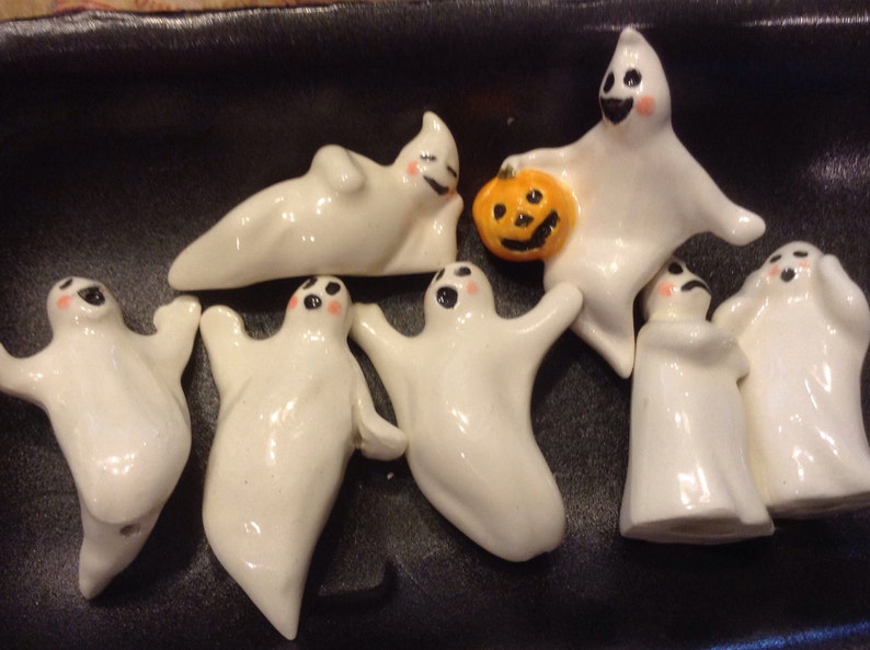 Ceramic Ghost OH MY Its a GHOST Boo Terrarium Miniature - Etsy