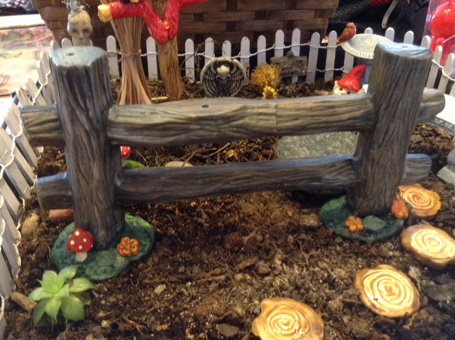 Fence Display for Your Fairy Garden Split Rail Miniature Fence - Etsy
