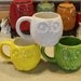 Ceramic OWL Mug Cup Coffee Tea or Decoration Kitchen Vessel Large Cup ...