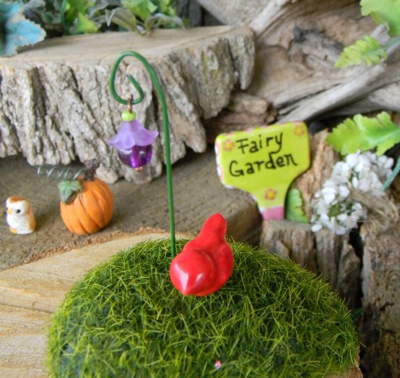 Fairy Garden Sign Miniature - Garden Sign Plant Marker - Terrarium Sign ...