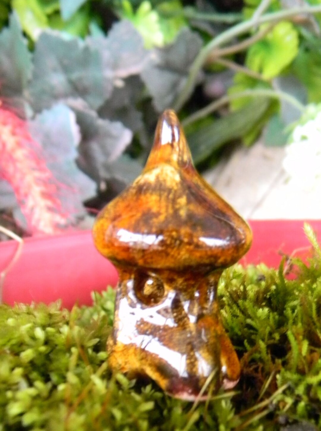 2 Pagoda Terrarium Statue - Hand Built for Your Miniature Gardens ...