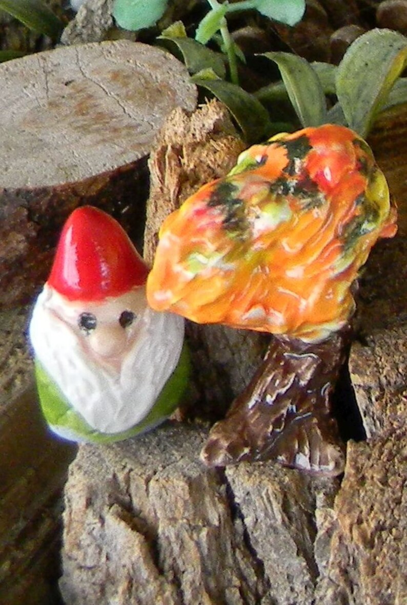 Ceramic Terrarium Willow Tree Evergreen Miniatures Ceramic Clay ...