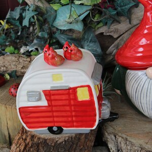 Camper Fairy House Ceramic Skamper Rv Bank Fantasy Fairy Room Decor ...