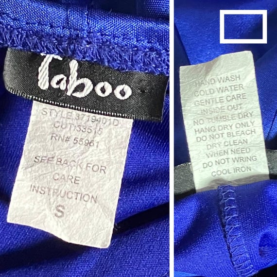 Vintage Y2K Royal Blue Drop Waist Prom Pageant Dress.… - Gem