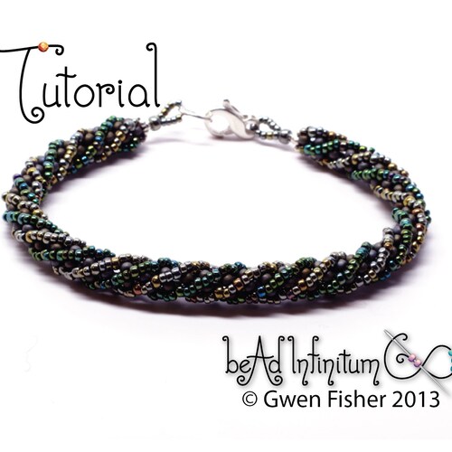 Cubic Right Angle Weave Tutorial Bracelet Pattern Beading - Etsy