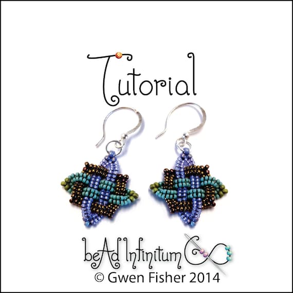 TUTORIAL Beaded Celtic Knot Earrings and Other Designs With - Etsy