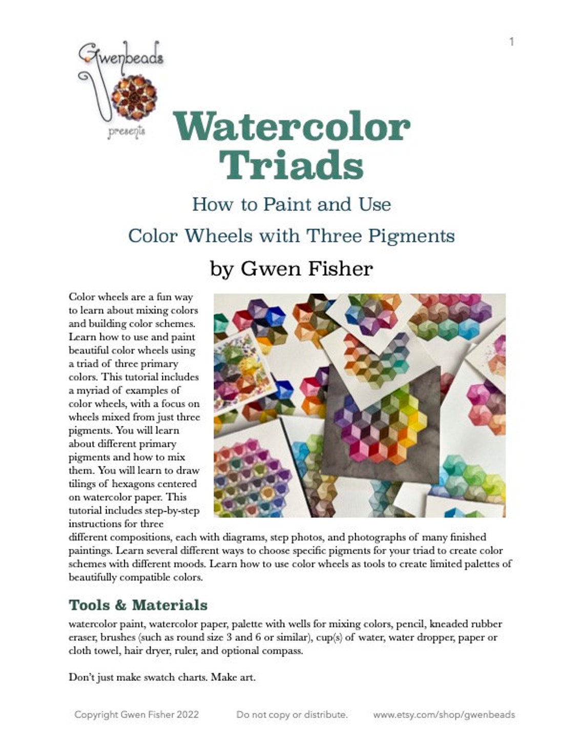 Tutorial Triad Watercolor Color Wheels How to Paint Watercolour Lesson ...