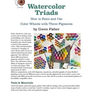 Tutorial Triad Watercolor Color Wheels How to Paint Watercolour Lesson ...