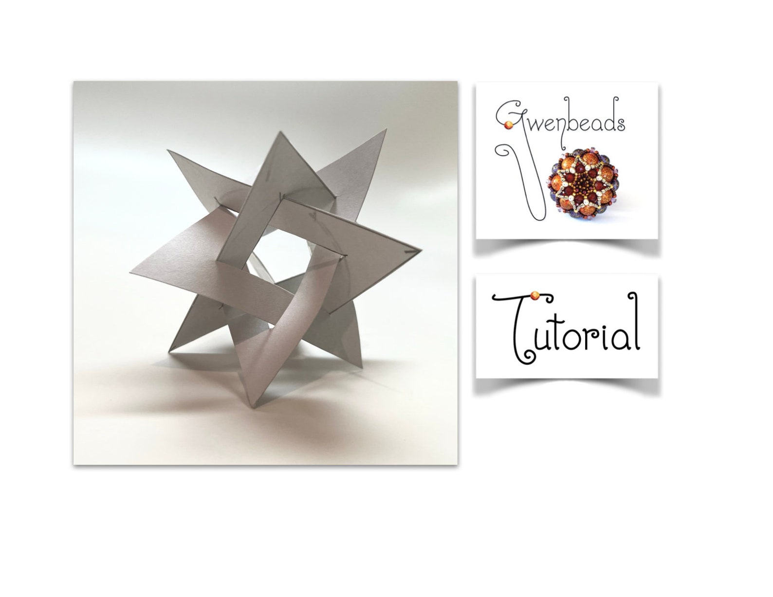 Tutorial Four Intersecting Triangles With Beaded Cubic Right Angle ...