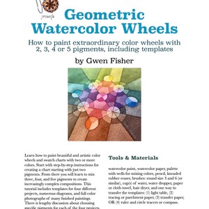 Tutorial Geometric Watercolor Color Wheels How to Paint Watercolour ...