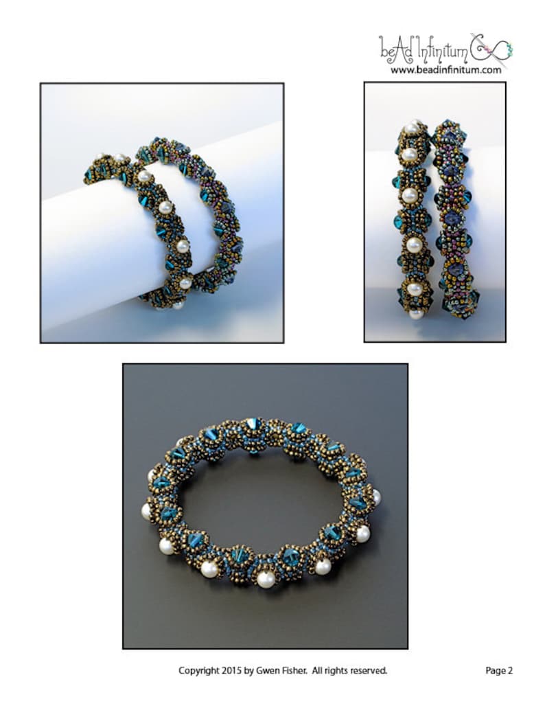 Tutorial Tentacle Bangle Bracelet Beaded With Honeycomb Weave - Etsy