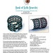 TUTORIAL Book of Kells Bracelet Beaded Angle Weave avec fermoir à ...