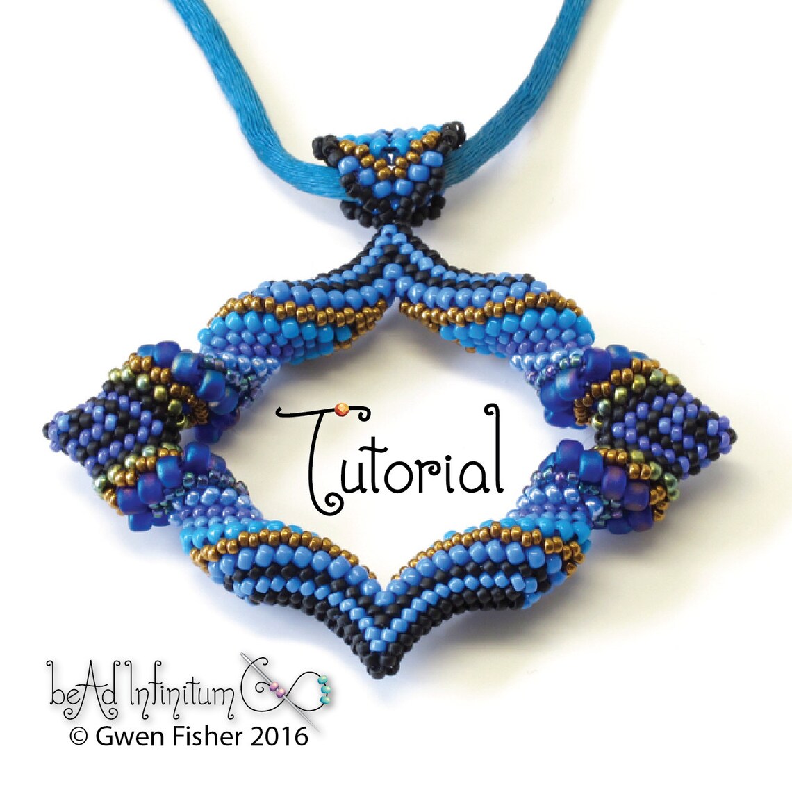 Tutorial Cellini Marquis Pendant, Beaded With Peyote Stitch and Seed ...