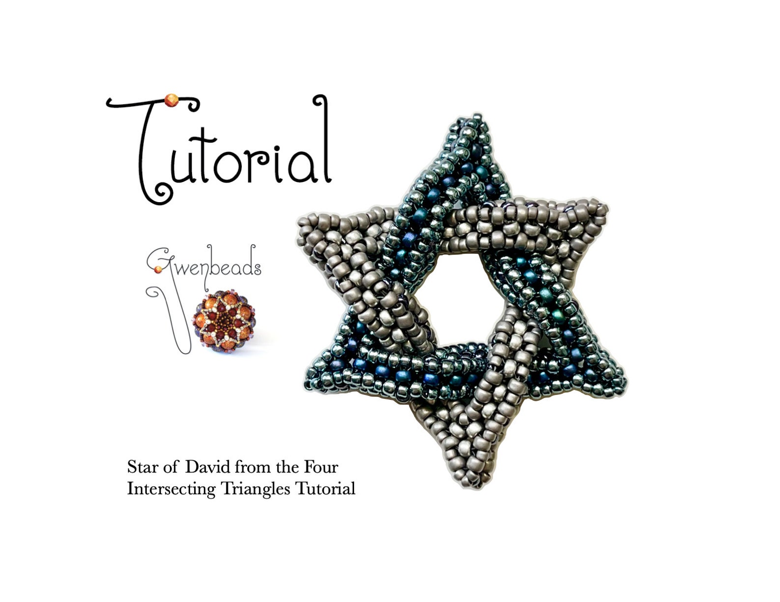Tutorial Four Intersecting Triangles With Beaded Cubic Right Angle ...