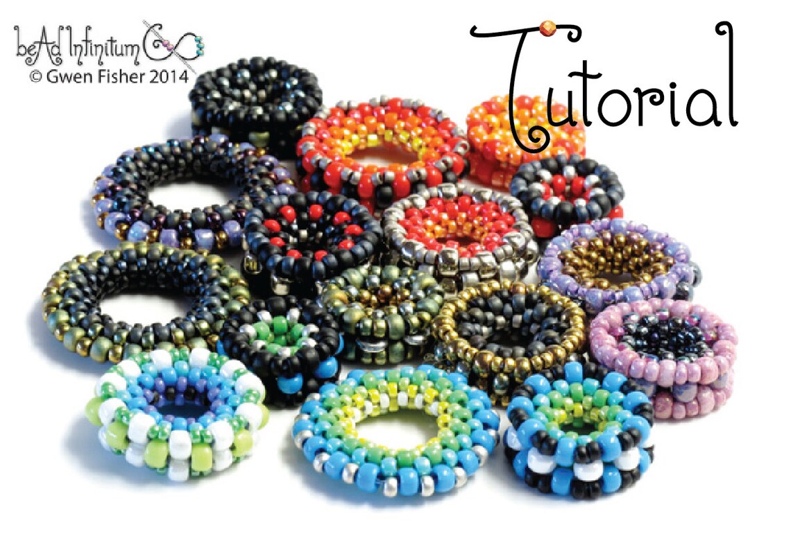 Tutorial Nuts and Washers: 4 Easy Beaded Beads Made With Peyote Stitch ...