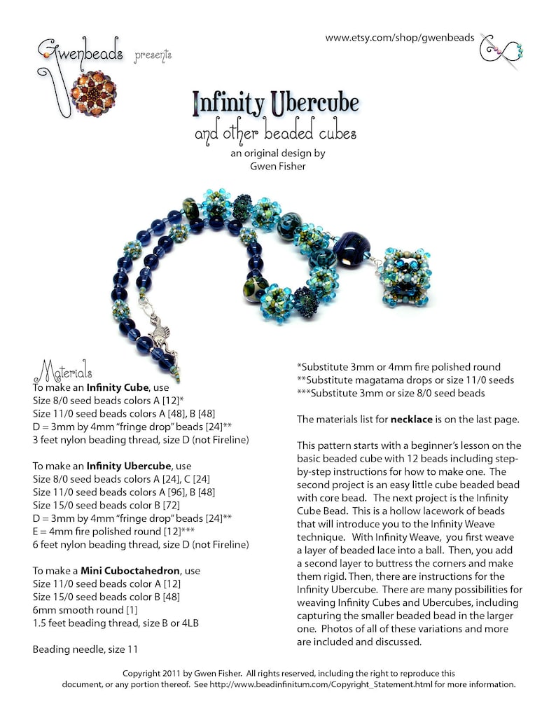 TUTORIAL Collection Infinity Beaded Beads Dodecahedron Donut - Etsy France