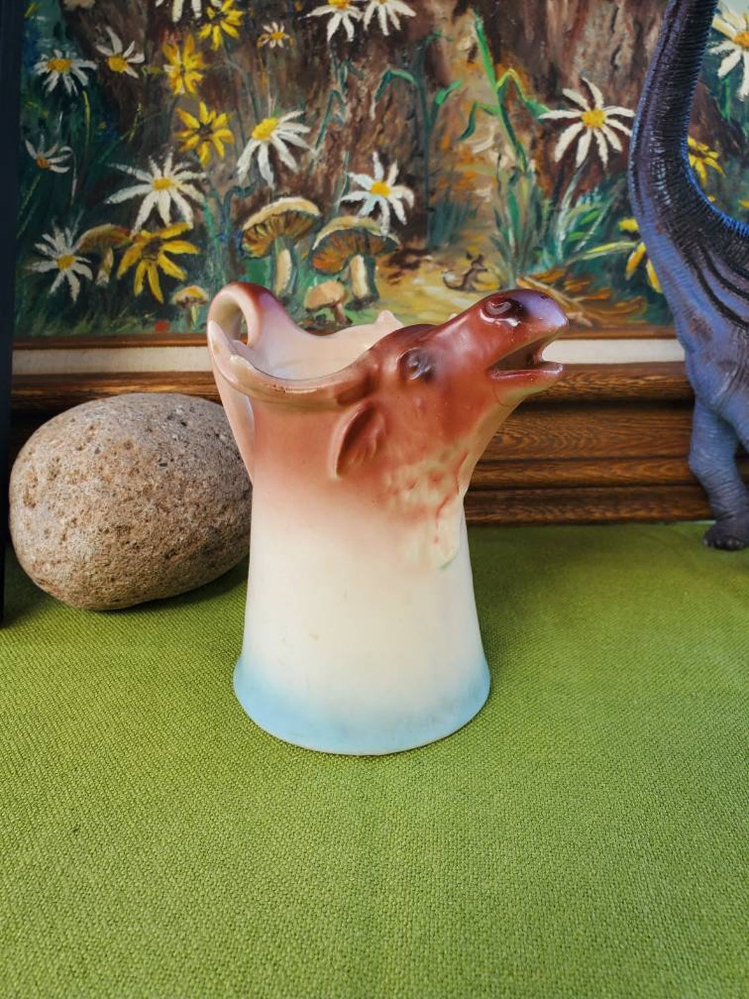 Vintage Moose Creamer - Ceramic - Rustic Kitsch - Etsy