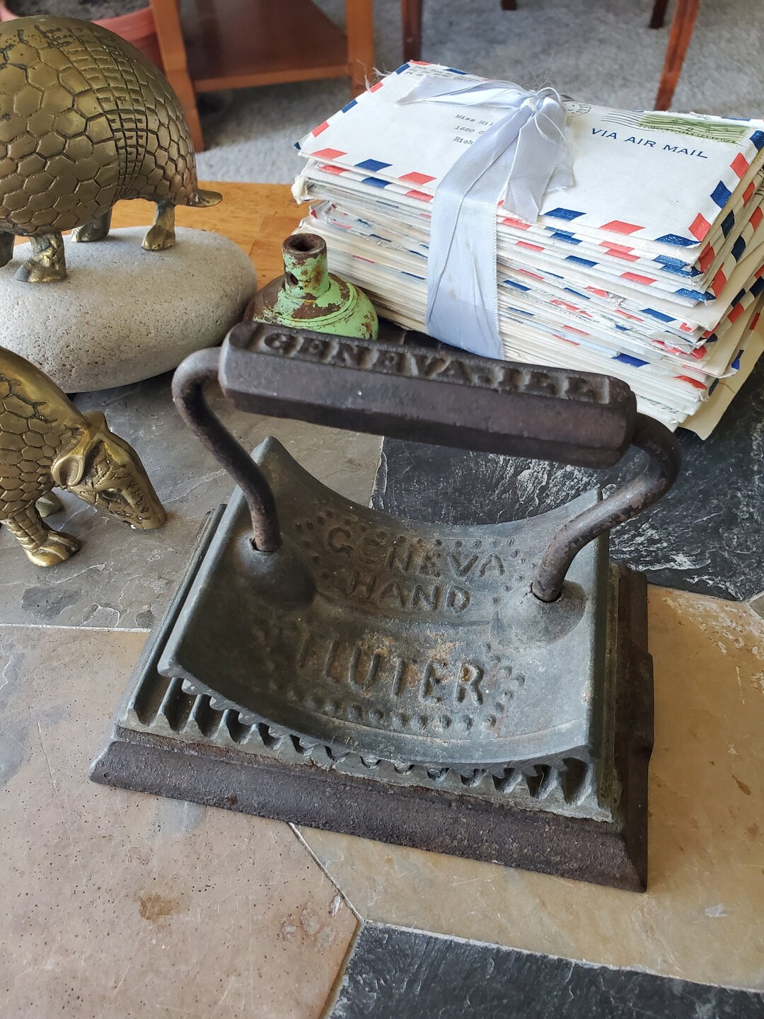 Antique Geneva Hand Fluter - Vintage Fluting Iron - 1866 Patent ...