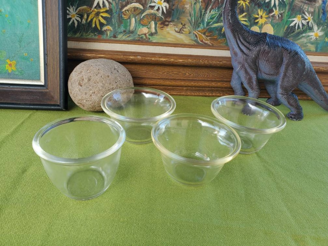 Vintage Pyrex Custard Cups - Pudding Bowls - Different Sizes - Etsy