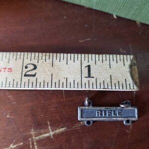 Vintage Rifle Military Bar - US Army - Sharpshooter Badge - Sterling ...
