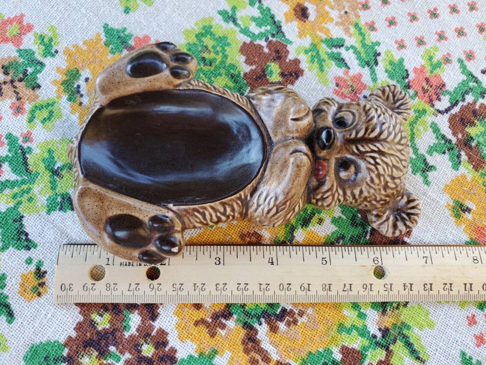 Vintage Teddy Bear Spoon Rest Brown Bear Cub Cutesy Kitsch | Etsy