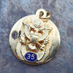 Vintage Army Years of Service Pendants - 30 Year - 35 Year - United ...