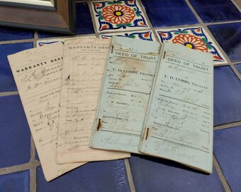 Antique Deeds | Etsy