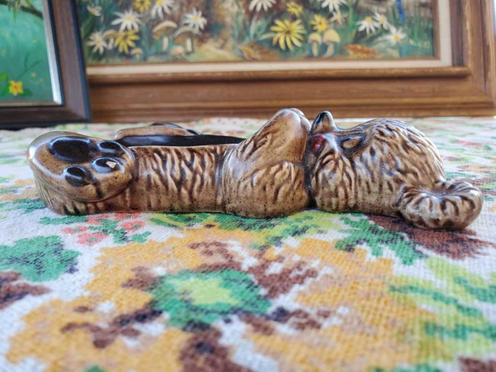 Vintage Teddy Bear Spoon Rest Brown Bear Cub Cutesy Kitsch | Etsy