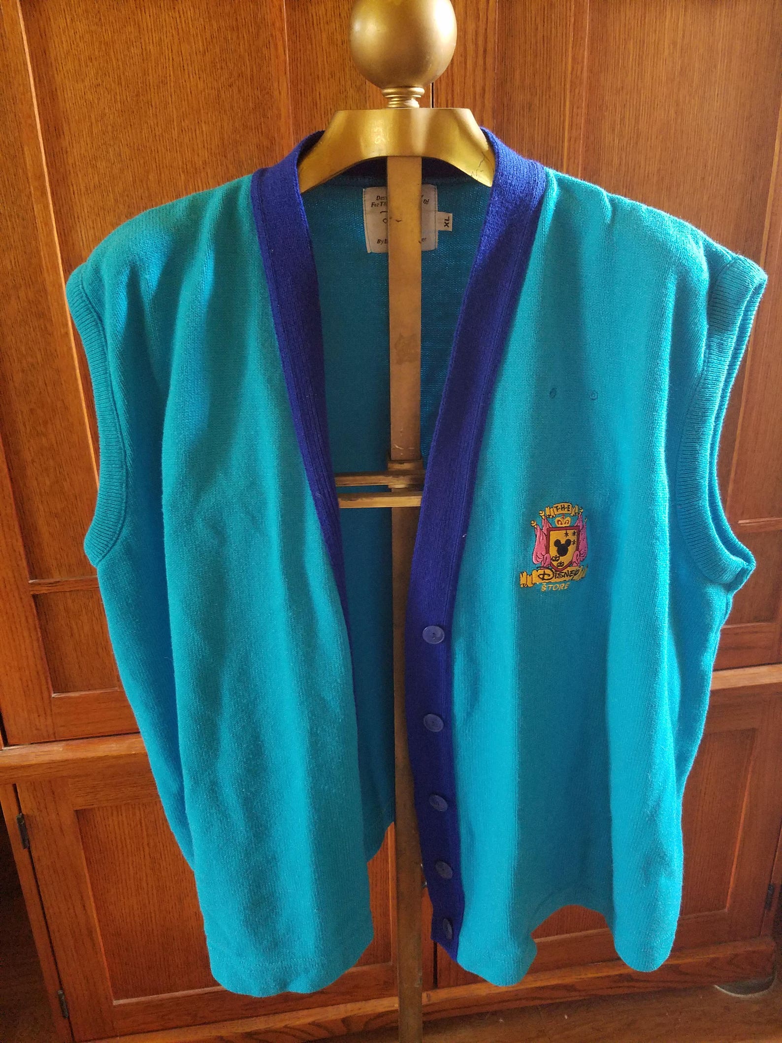 Vintage Uniform - Disney Store Cast Member Costume Sweater Vest - Etsy