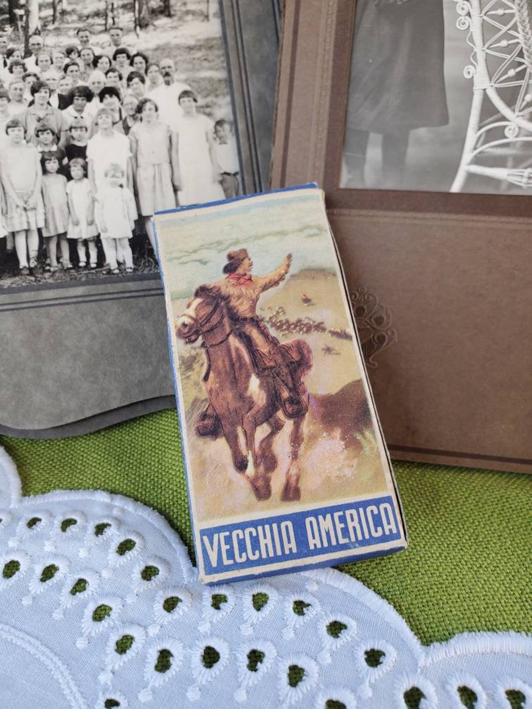 Vintage Colored Pencil Set - Cowboy - Wooden Pencils - Made in Italy ...