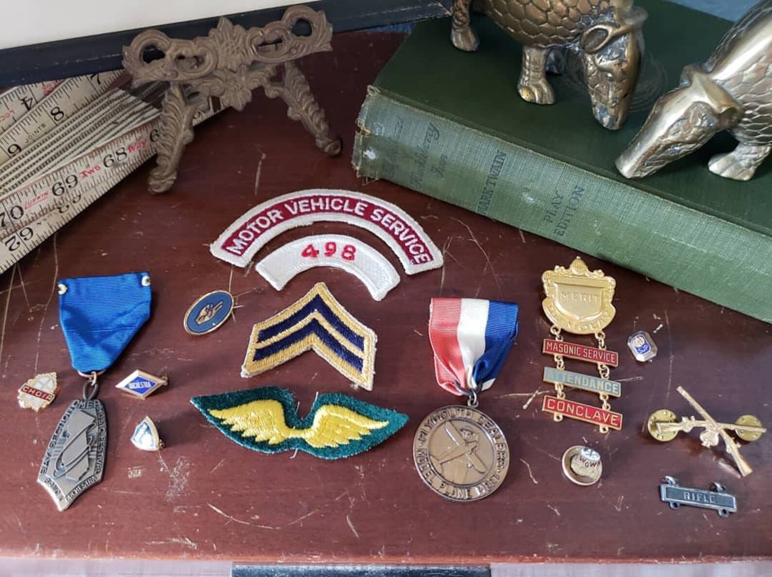 Vintage Masonic Award Medal Bars Merit de Molay Knights | Etsy