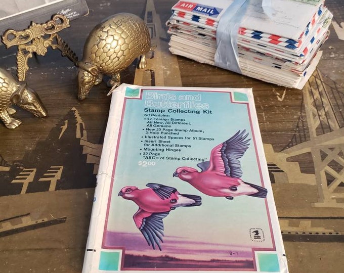 Vintage USPS Stamp Collecting Kit - Birds and Butterflies - Global ...