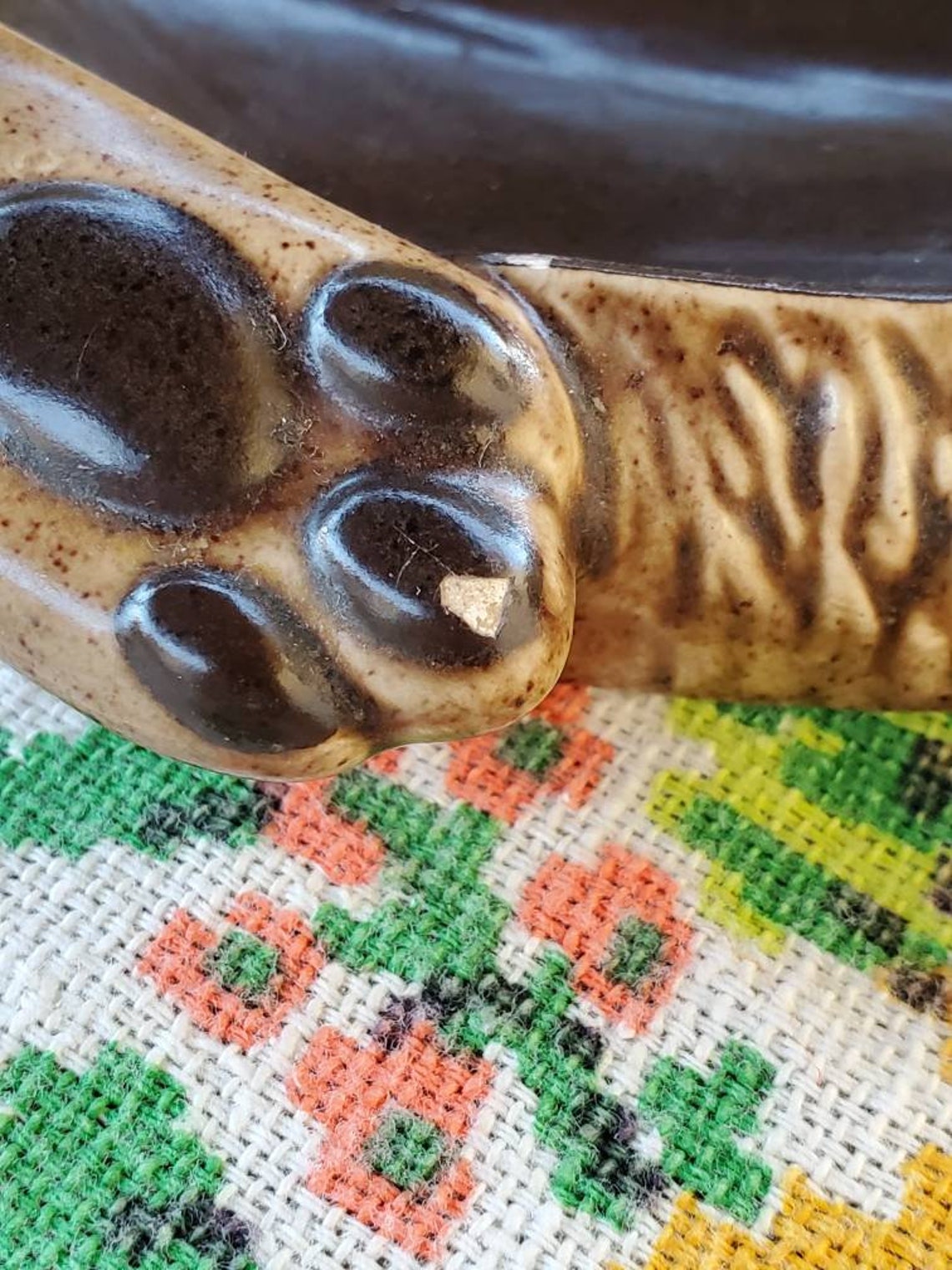 Vintage Teddy Bear Spoon Rest Brown Bear Cub Cutesy Kitsch | Etsy