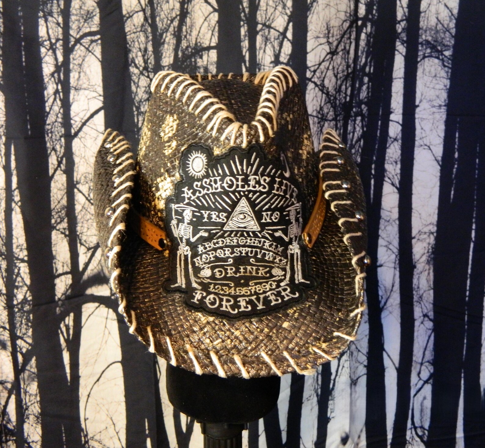 Rockstar-inspired Cowboy Hat, Bold Style, Unique, Stylish Hat - Etsy