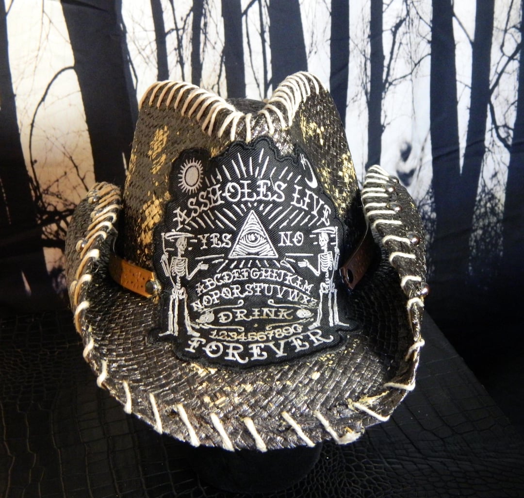 Rockstar-inspired Cowboy Hat, Bold Style, Unique, Stylish Hat - Etsy