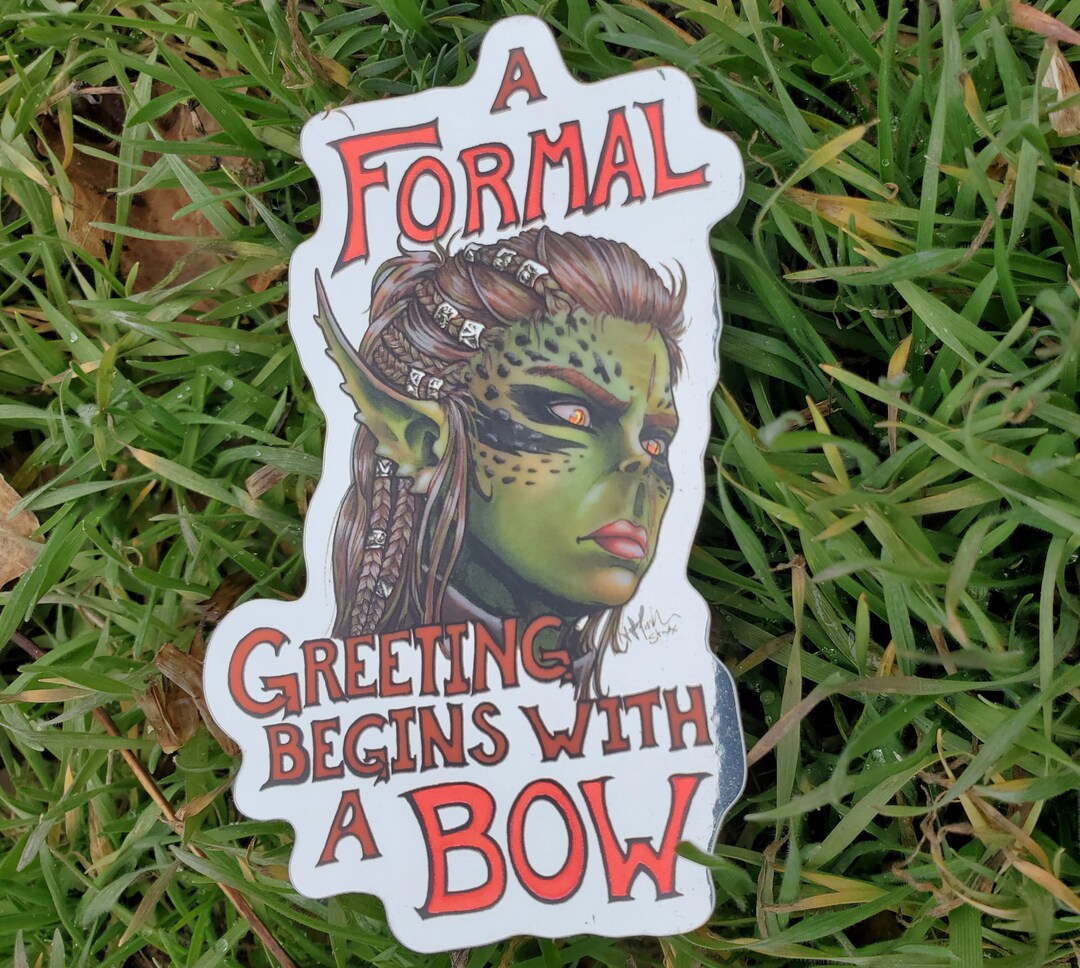 Lae'zel of Crèche K'liir Baulder's Gate 3 Stickers Githyanki Fighter ...