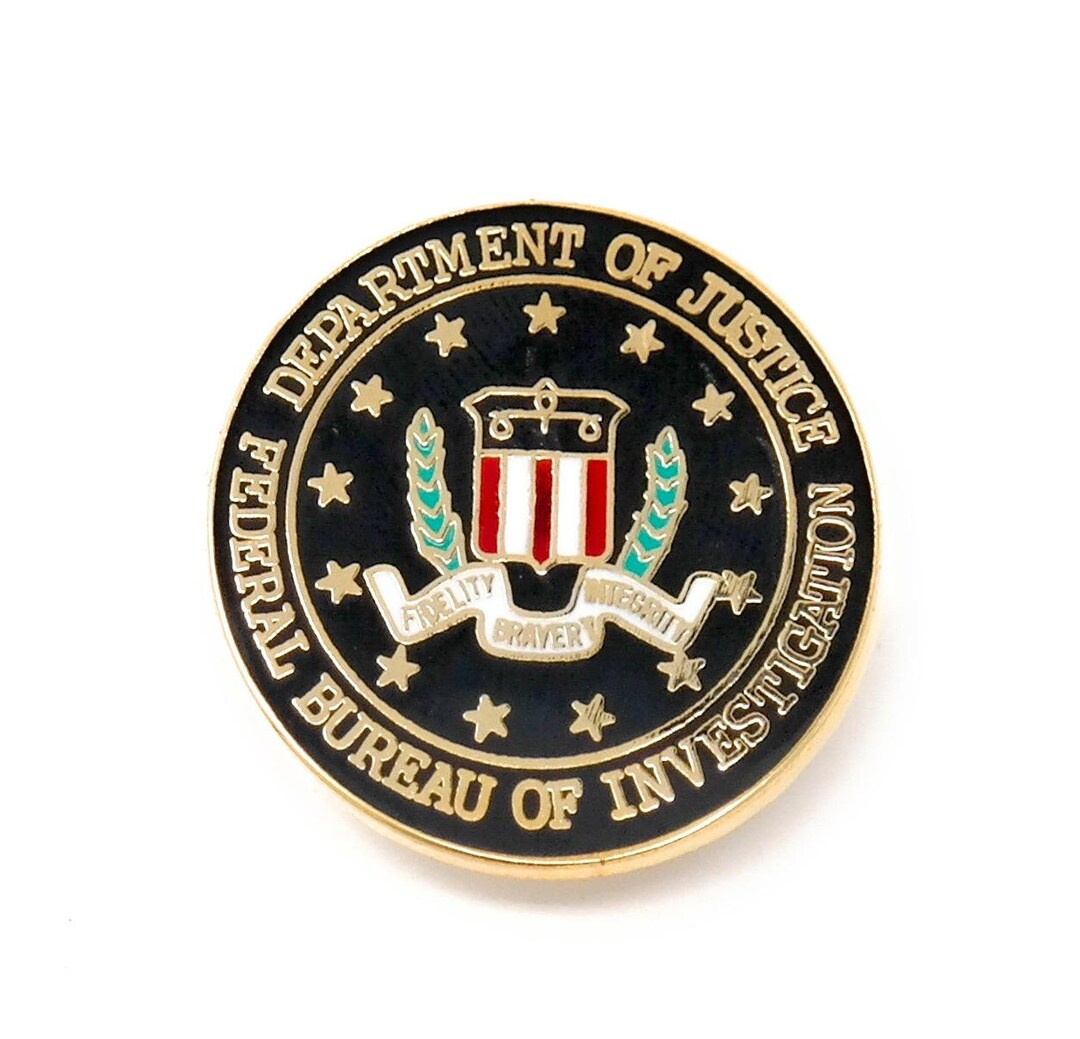 FBI Collectible Lapel Pin - Etsy