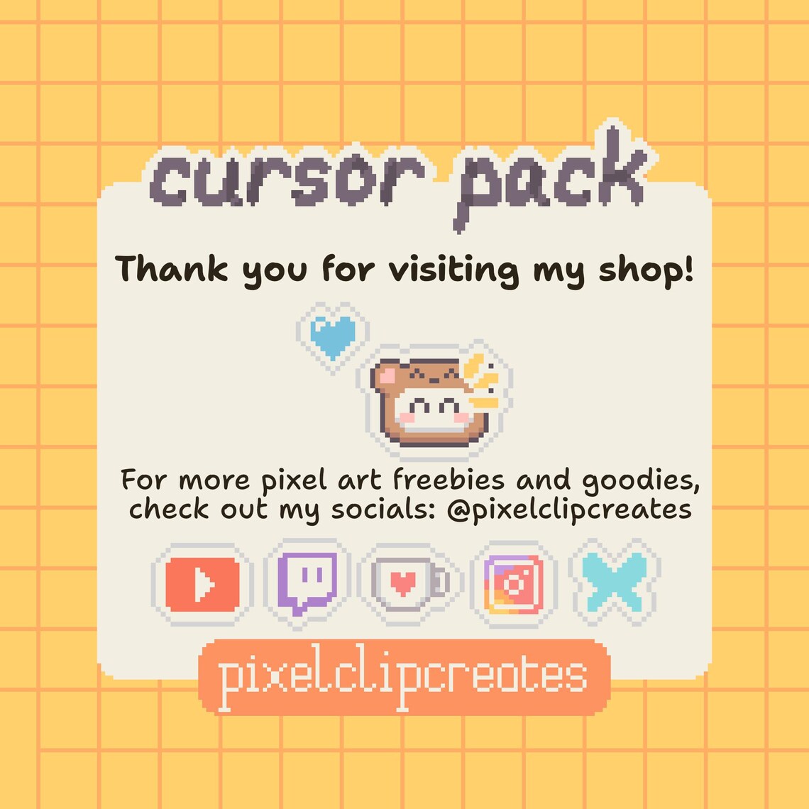 Frog Cursor Pack - Hand-drawn Mouse Cursors for Windows (digital ...