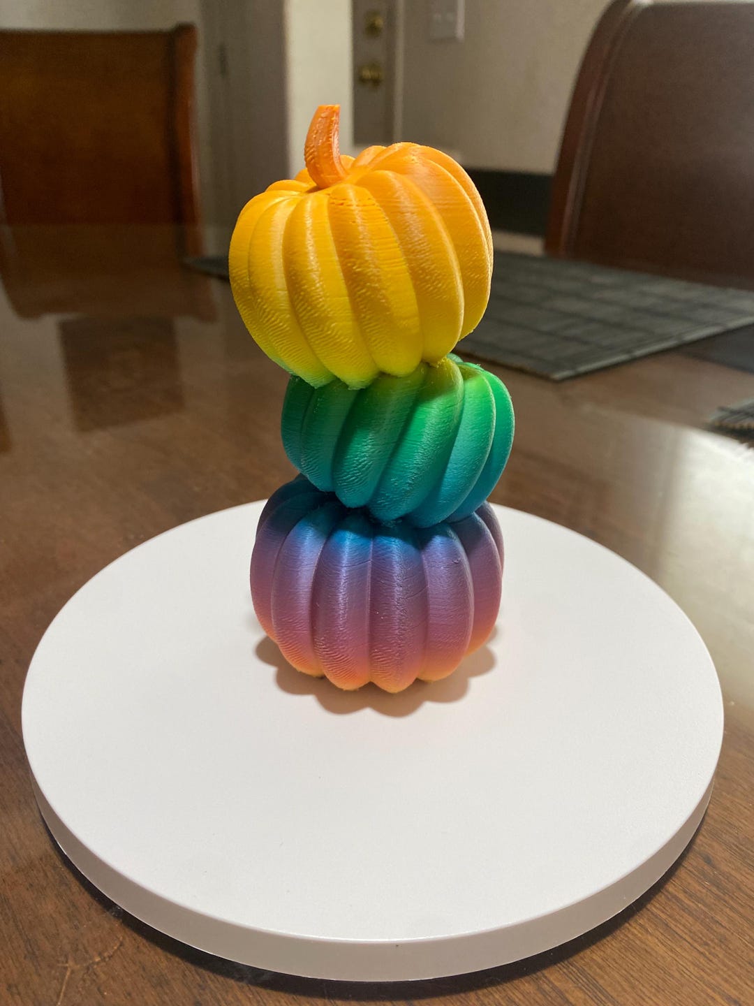 Stacked Pumpkins Multi Colored - Etsy